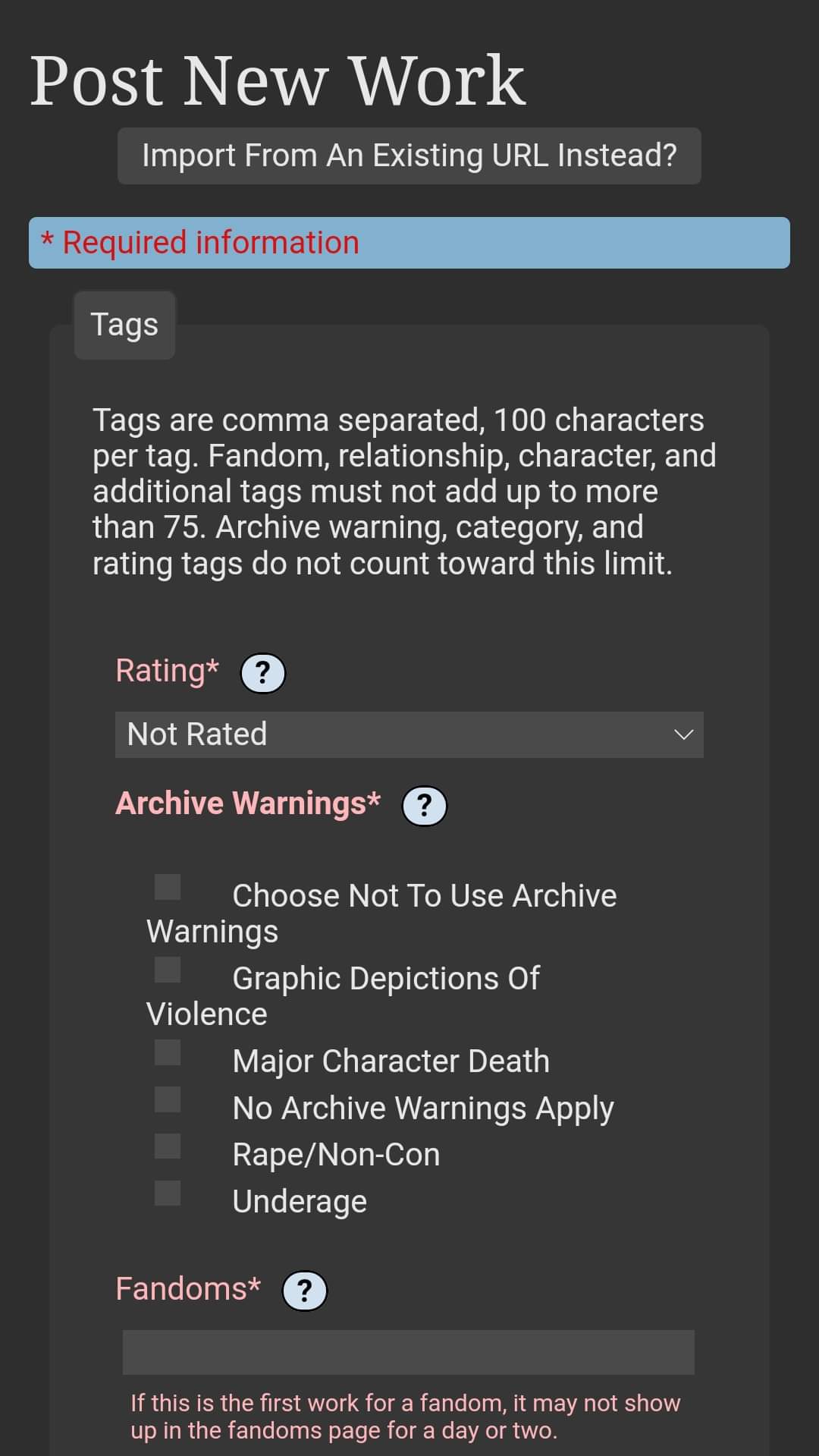 Guía y Tutoriales de AO3 en Español (Repositorio) - Chapter 7 ...