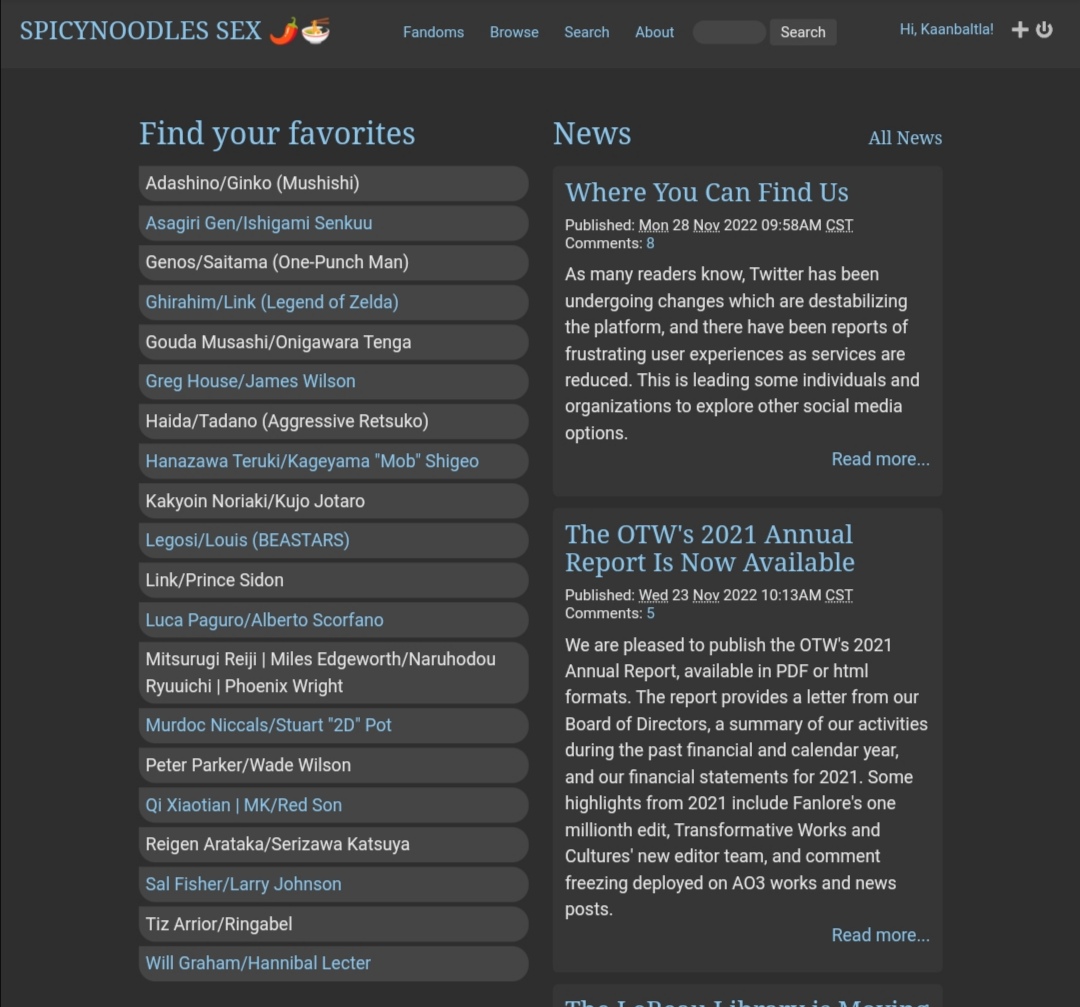 Guía y Tutoriales de AO3 en Español (Repositorio) - Chapter 11 ...