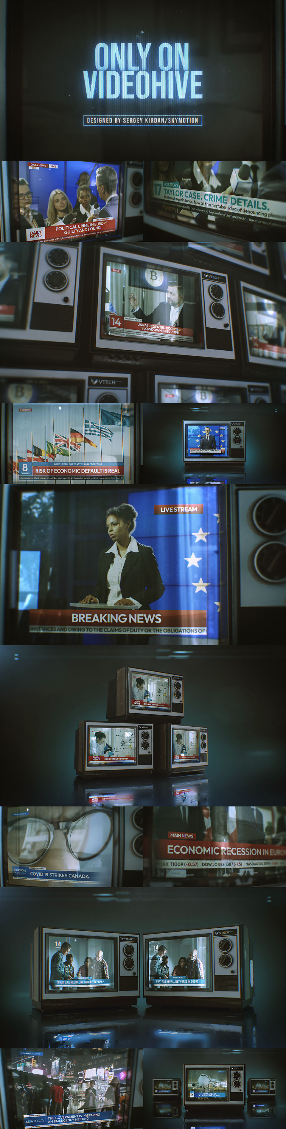 Real CRT TV Screen, After Effects Project Files | VideoHive