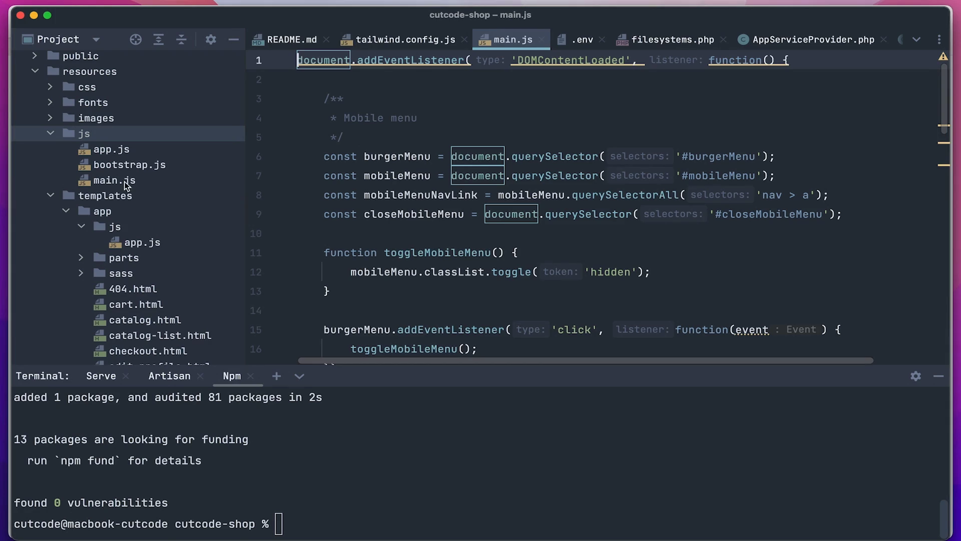 Cutcode, Данил Щуцкий | Интернет-магазин на Laravel - продвинутый курс по изучению Laravel ...